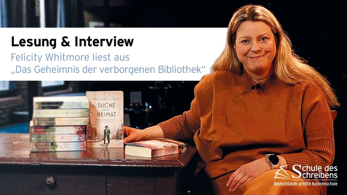 Lesung und Interview mit Absolventin und Autorin Felicity Whitmore